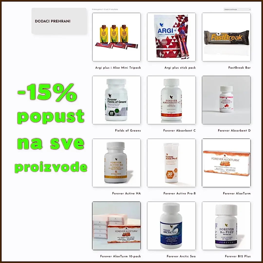Forever Dodaci Prehrani - Aloe Vera Proizvodi