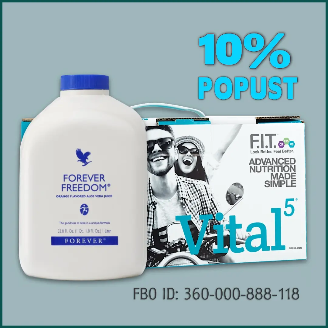 Vital5 Forever Freedom 10% popusta - Aloe Vera Proizvodi